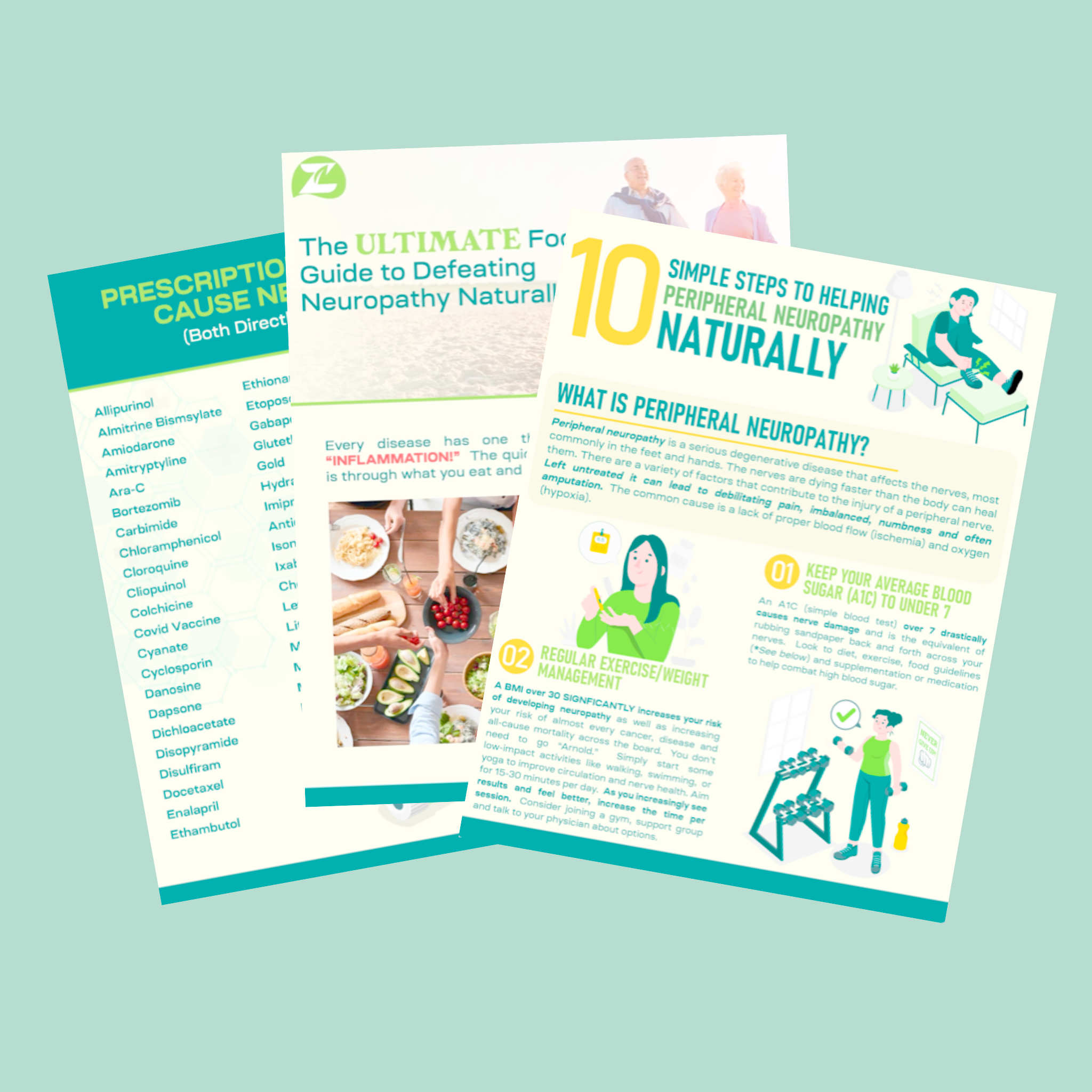 The Ultimate Neuropathy Relief Cheatsheet Pack – Zana Nutrition